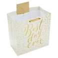 Hallmark 15" Extra-Deep Gold Gift Bag ("Best Day Ever") - Walmart.com