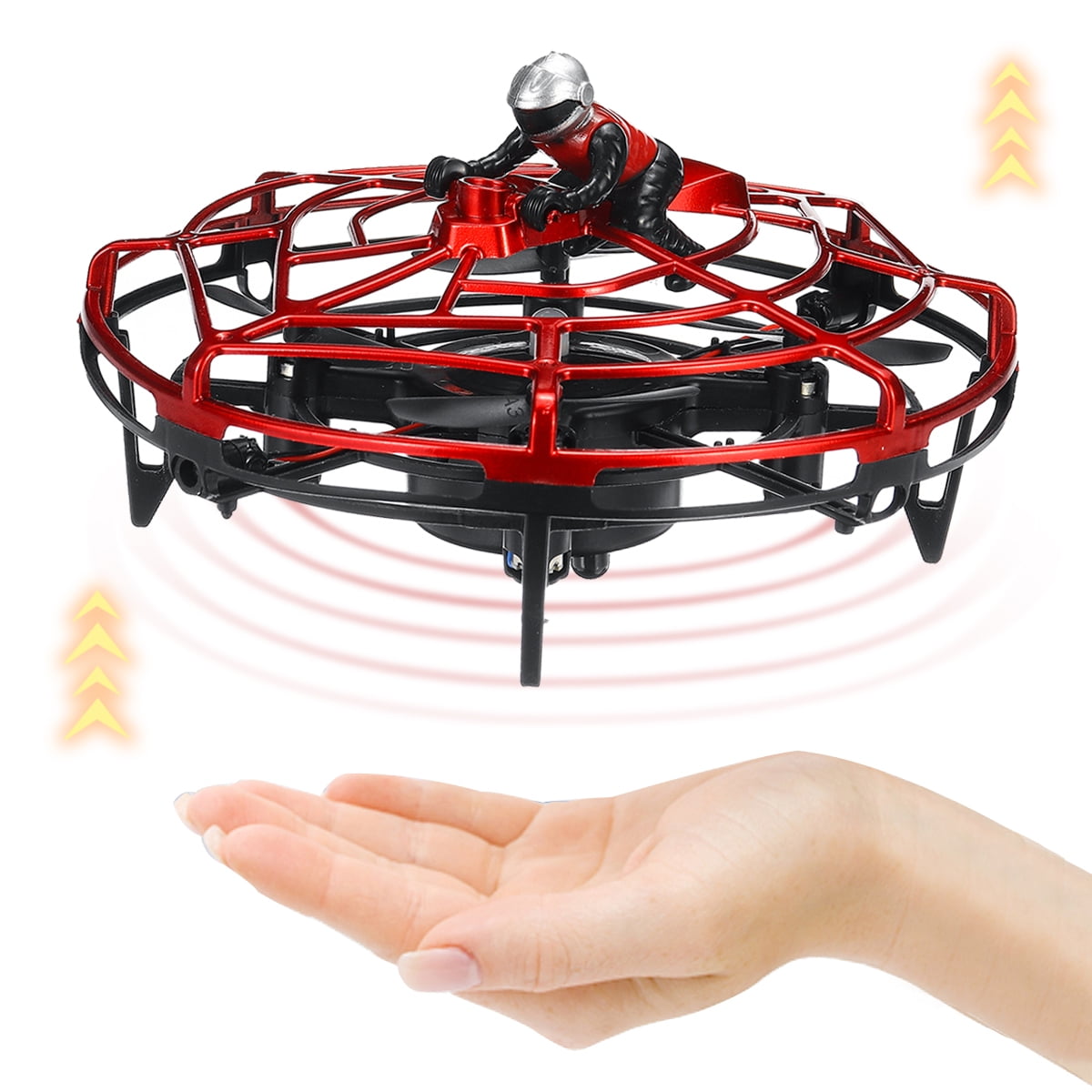 Toy Town Hand-held Drone with LED Light, Hand Operated Drones,Gesture ...