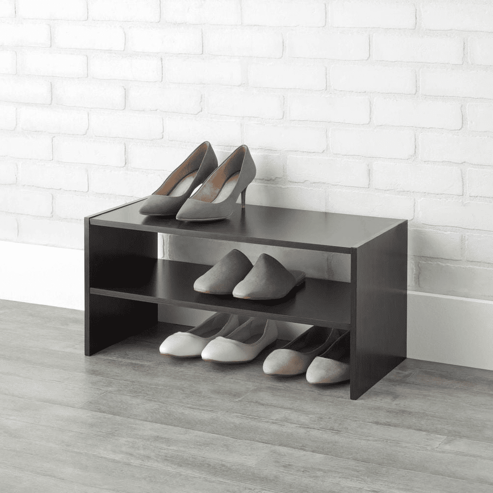 Click here for Mainstays 24 2-Tier Stackable Shoe Rack prices