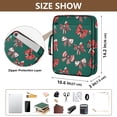 ALAZA Christmas Bows Pattern Expanding Accordion File Folder 3 Ring ...