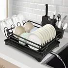 Kitchenaid Low Profile Powder Coated Dish Drying Rack in Charcoal Gray ...