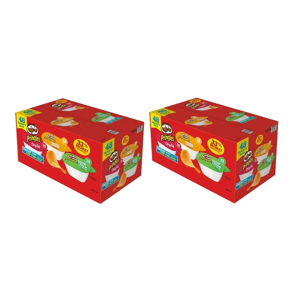 Pringles Potato Crisps Chips, Variety Pack, Snacks Stacks (33.8 oz. box ...