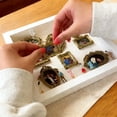 DIY Mini Museum Kit, Museum Shadow Box with Golded Mini Frames ...