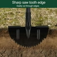 Yeyebest 37 Inch Half Moon Manual Lawn Edger, Heavy Duty Landscaping ...