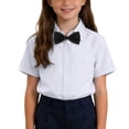 5 Piece Dress Shirt Set for Kids Short Sleeve Collared Gentleman School ...
