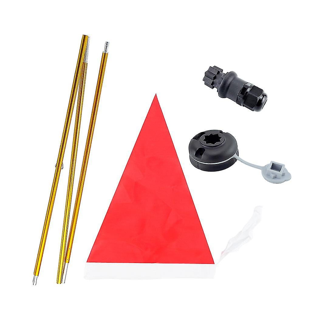 Base empotrada portátil para látigo y banderín de seguridad para kayak ...