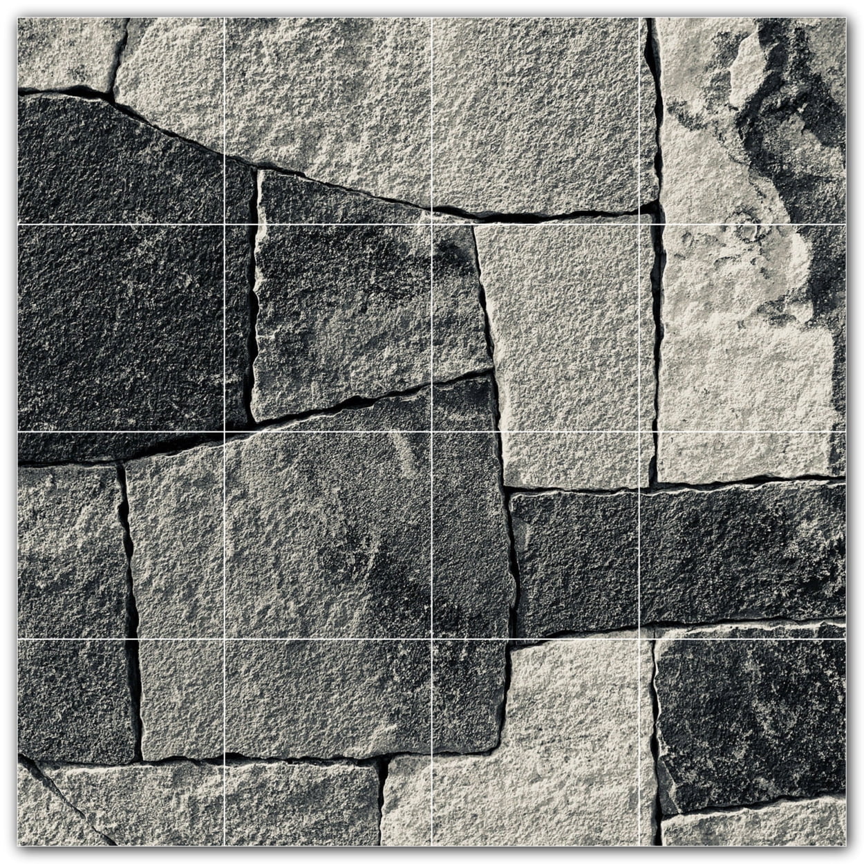 Picture-Tiles.com: Rocks Ceramic Tile Wall Mural WAL500935-44XL. 48"W x ...