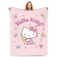 Hello Kitty Fleece Blanket Super Soft Cozy Throw Blanket 80"X60 ...