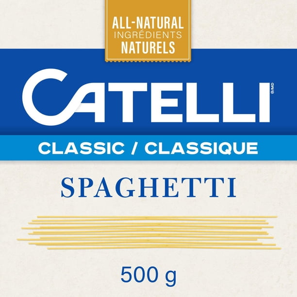 Pâtes Catelli Classiques, Spaghetti 500 g - Walmart.ca