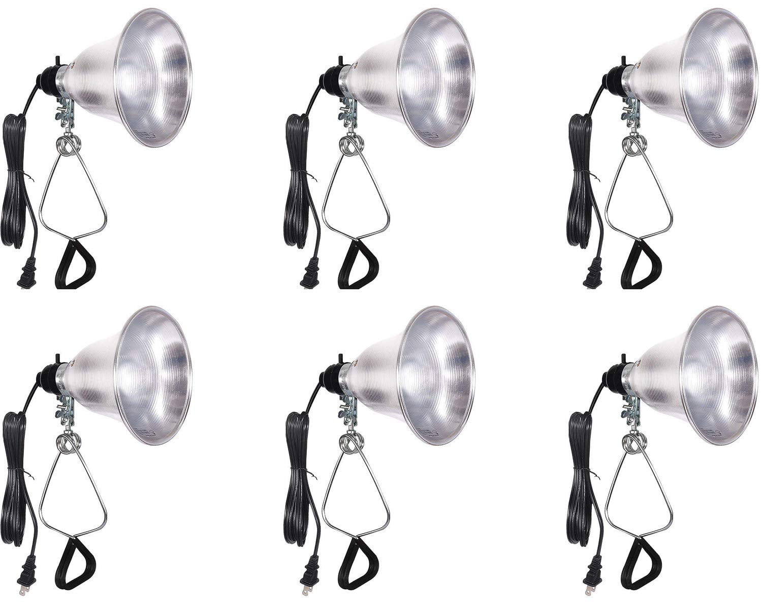 Lámpara Clamp Light Simple Deluxe HIWKLTCLAMPLIGHTSX6, paquete de 6 ...