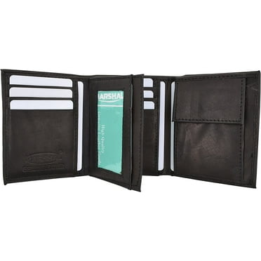 Premium Soft Leather Childrens Trifold Wallet Kids Bicolor Wallet Gift ...