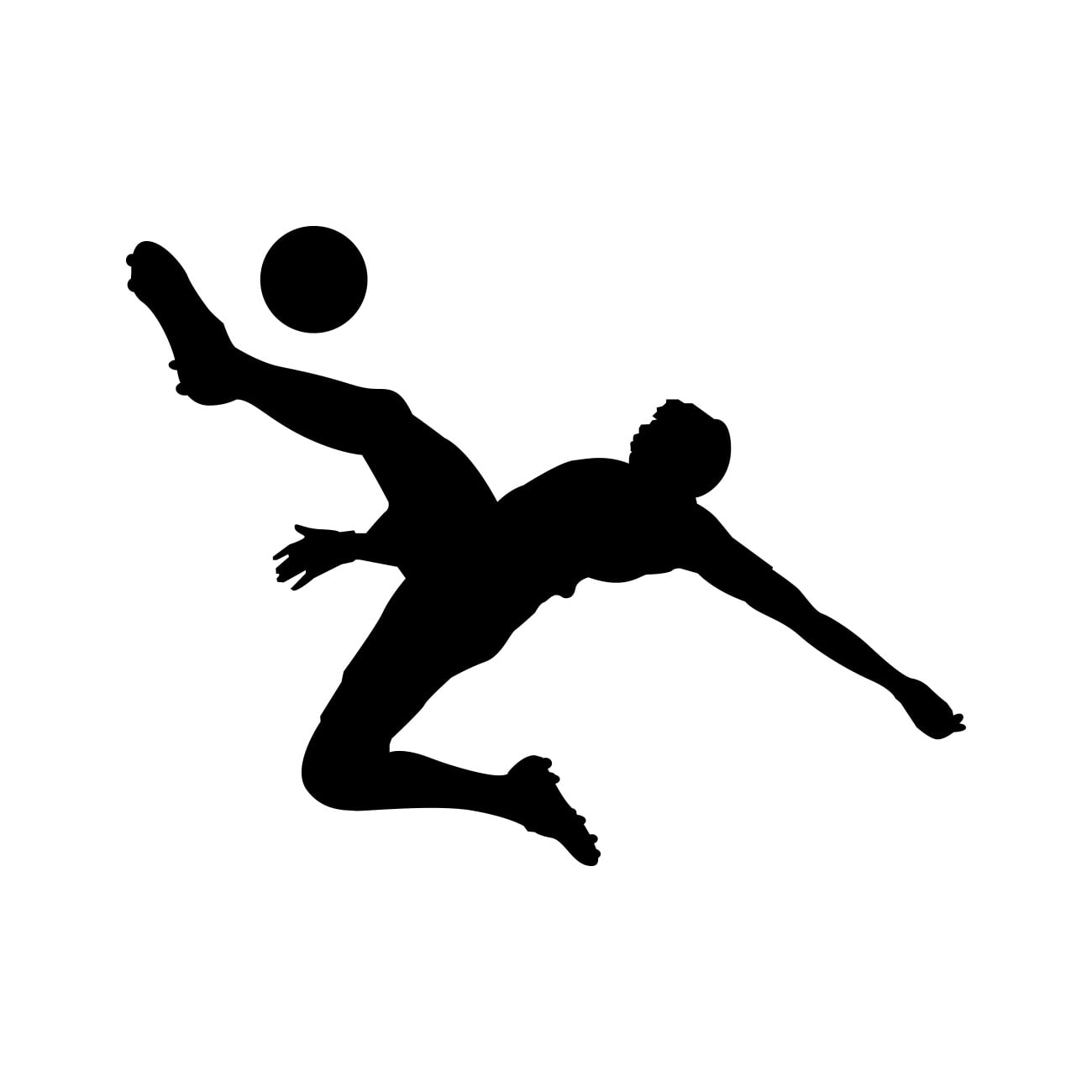Mens Soccer Sticker Decal Die Cut - Self Adhesive Vinyl - Weatherproof ...