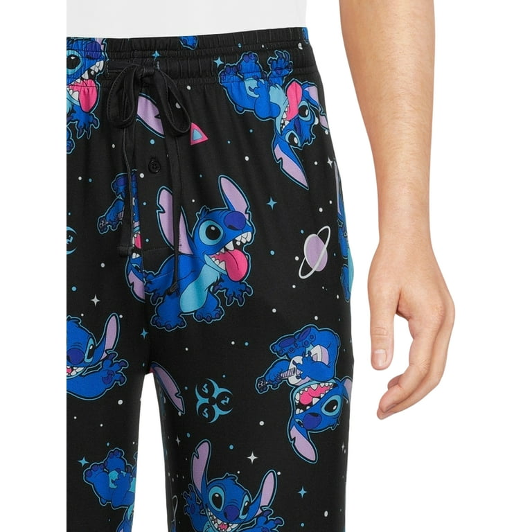 Stitch in Space Mens Graphic Sleep Pants, Sizes S-3XL Stitch in Space Mens Graphic Sleep Pants, Sizes S-3XL