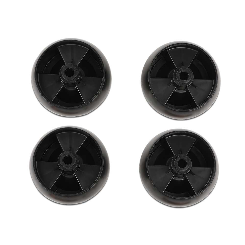 CROSSDESIGN Front Deck Wheels Kit Mower Deck Wheel 4pcs w/Bolt Locknut ...