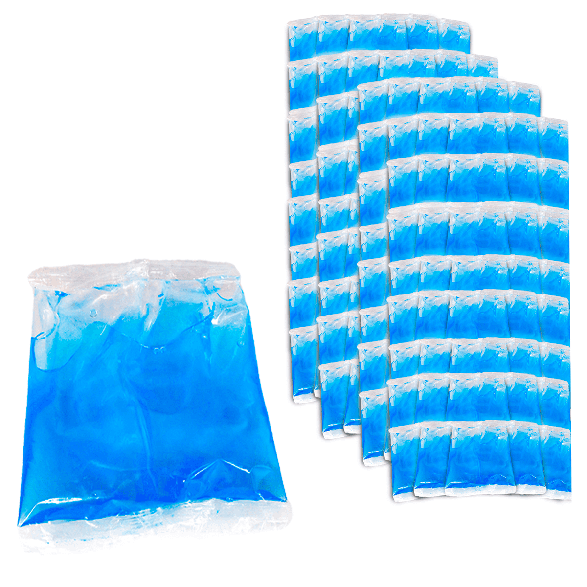 Gel Refrigerante Ice Brick 100ML 100 piezas Color Azul | Walmart en línea