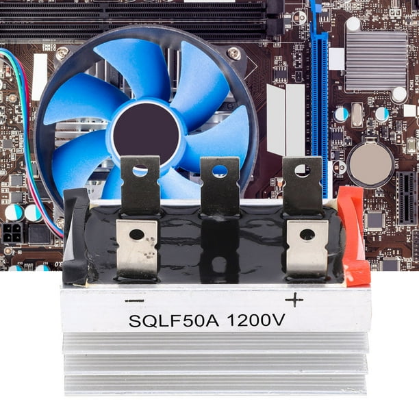 Rectificador trifásico ANGGREK SQLF50A 1200V 50A 4 piezas con disipador ...