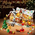 Gingerbread Village House Building Toy with Santa Claus for Adults and ...