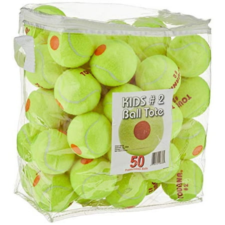 Tourna Orange Dot Stage 2 Low Compression Tennis Balls (50 Balls ...