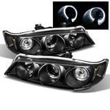 Spyder Acura Integra 94-97 Projector Headlights - LED Halo -Chrome ...