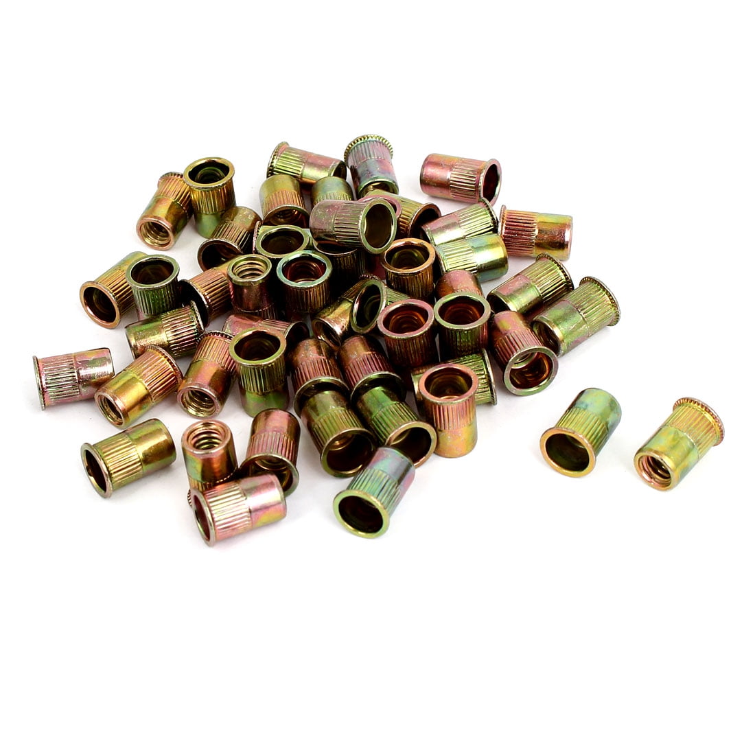 1/4" Thread 15mm Long Rivet Nut Insert Nutsert 50pcs | Walmart Canada