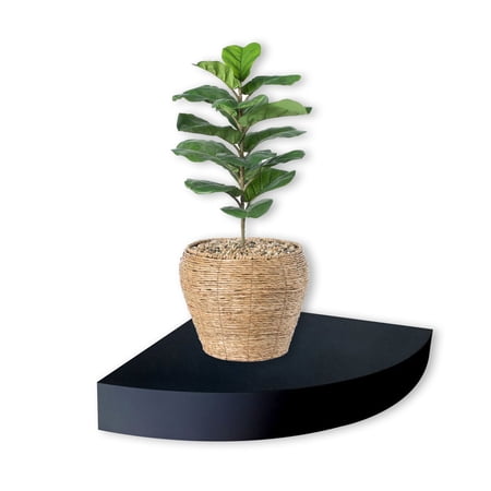 Jessar - Individual Corner Wall Floating Shelf, 11.7" x 11.7" x 1.97 ...