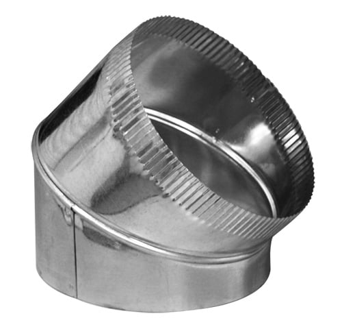Duct Outlet 10" 45 Degree Adjustable Elbow - HVAC Duct Eblow 26 Gauge ...