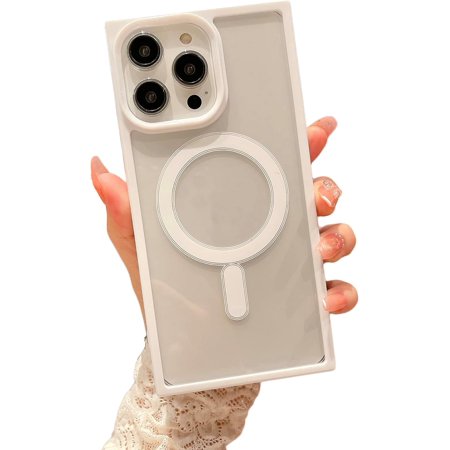 Square iPhone 11 Case - Square Color Frame Clear MagSafe - Compatible ...