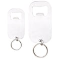 Bottle Opener Keychain Beer Small Bottle Opener Stainless Steel Flat ...