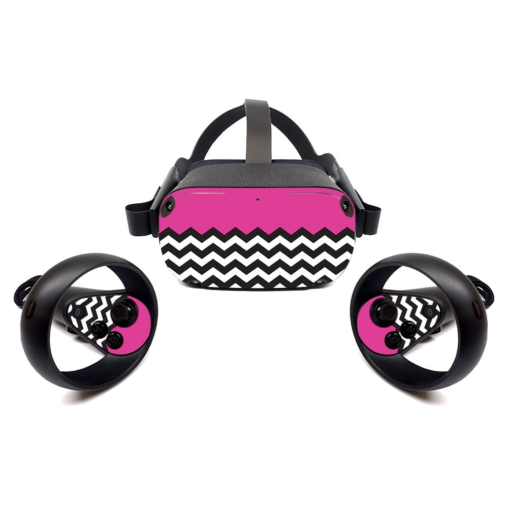 Skin Decal Wrap Compatible With Oculus Quest Sticker Design Hot Pink ...