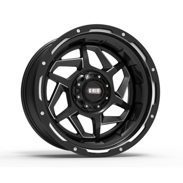Grid Off-Road GD08 Custom Wheel for 20x10 inch Metallic Dust w/ Matte ...