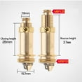 Sink Basins Spring Plug Bounce Gate Sink Drain clicks Clacks Plug Bolts ...