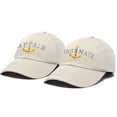 DALIX Matching Captain And First Mate Hat Set Embroidered Ball Cap in ...