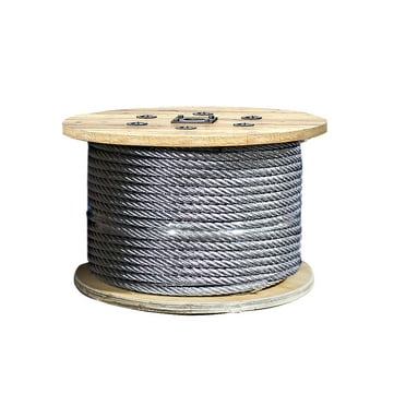 BENTISM T316 Stainless Steel Cable Steel Wire Rope 1/8" 300 ft 7x7 ...