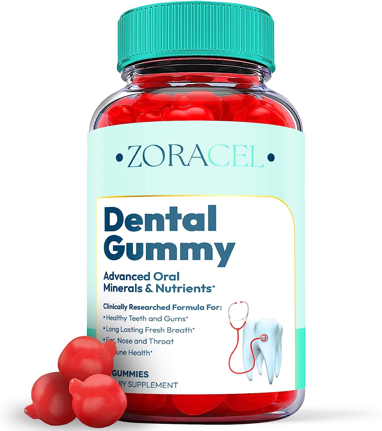 (1 Pack) Zoracel Dental Gummies - Advanced Oral Probiotics Formula for ...