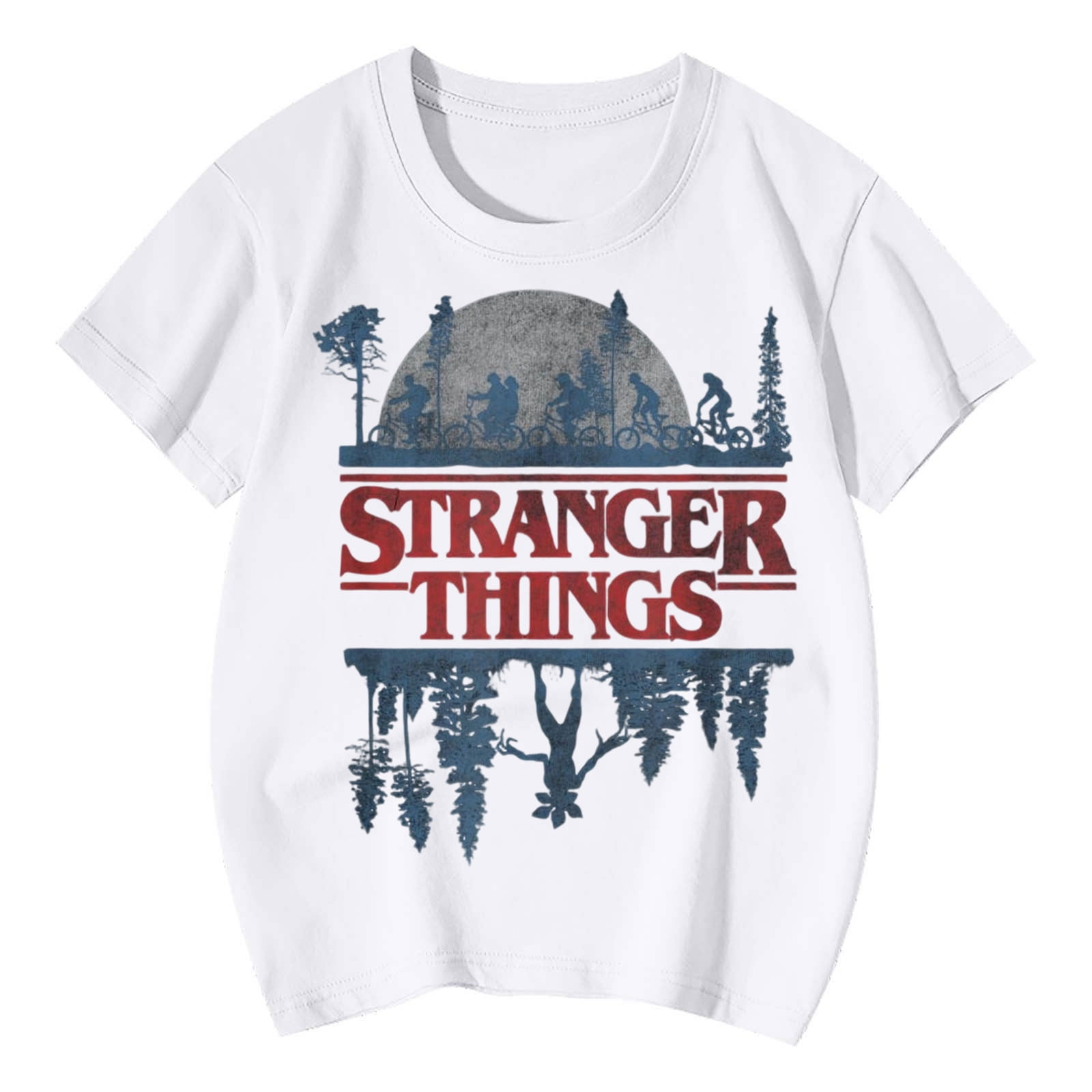 Stranger`things Cool Graphic Print Boys Girls Short Sleeve Tee Youth ...