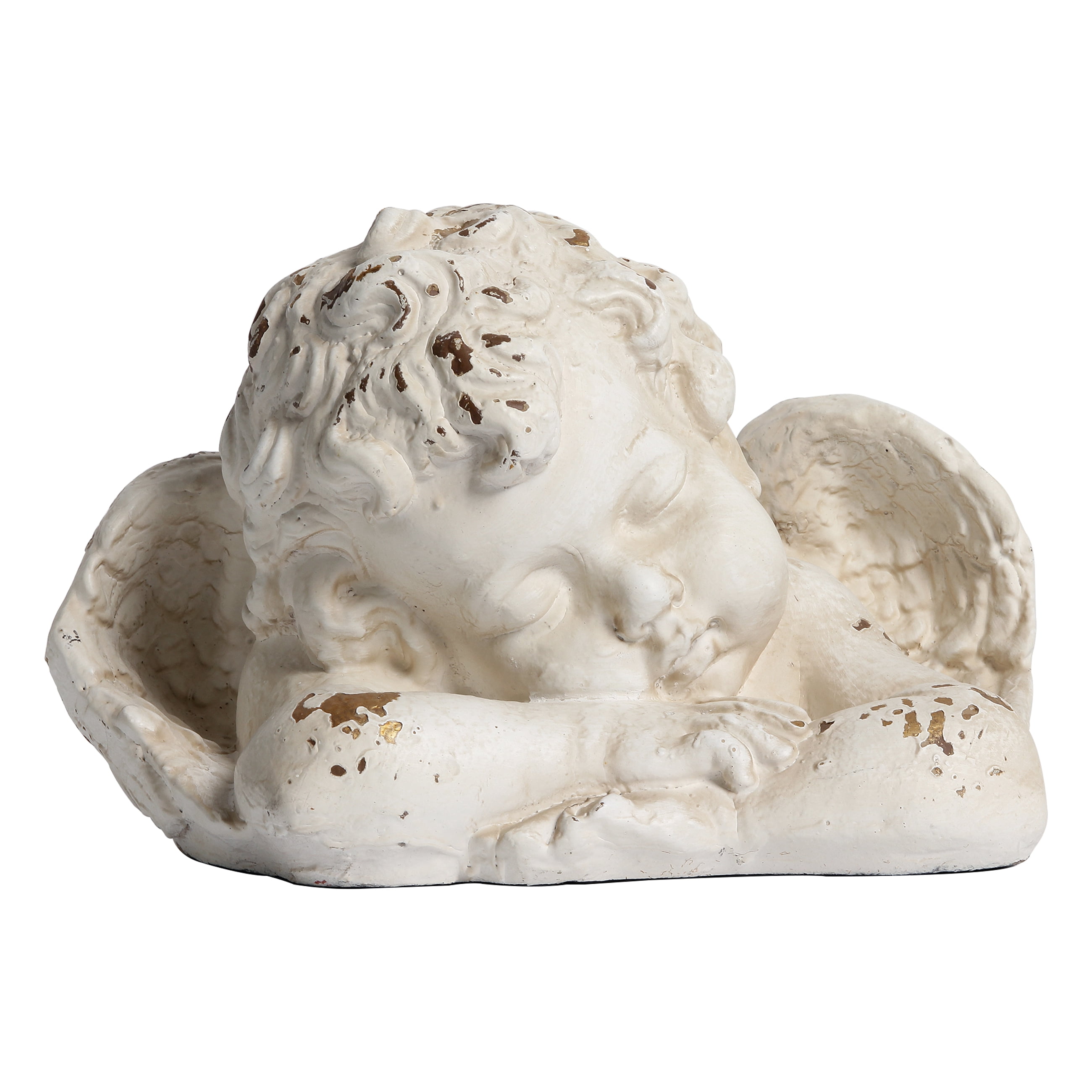 Vintage Sleepy Time Baby Wings Angel Statue for Garden 12 inch ...