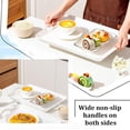 6 Pcs Green Serving Trays with Handles Trays for Eating 16 x 11 Inch ...