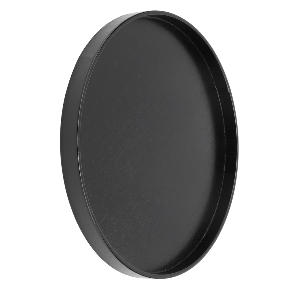 Click here for Unbranded Round Tray wooden Round Black Anti Servi... prices