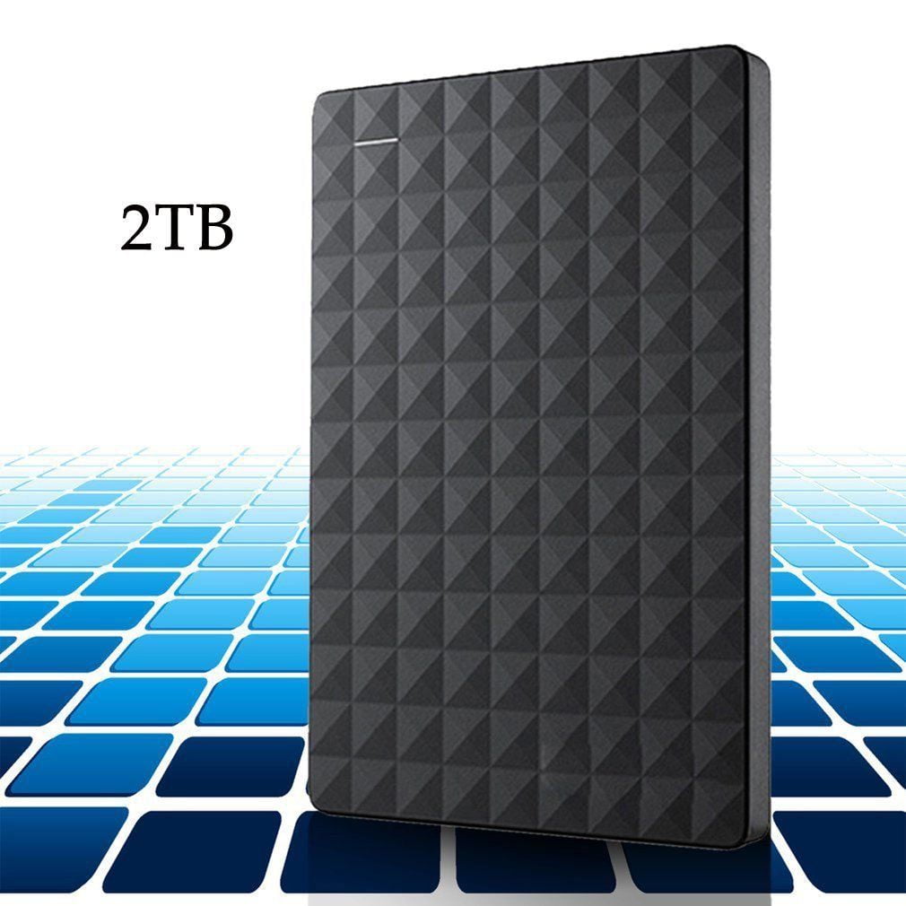 2TB External Hard Drive High Speed USB 3.0 Hard Disk Shockproof ...
