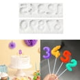 Balloon Numbers Silicone Molds Baking Tool Mousses Cake Decorating ...