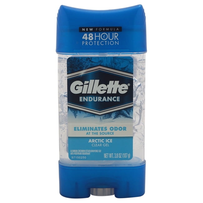 Clear Gel Arctic Ice Antiperspirant and Deodorant by Gillette for Men - 3.8 oz Deodorant Stick ...