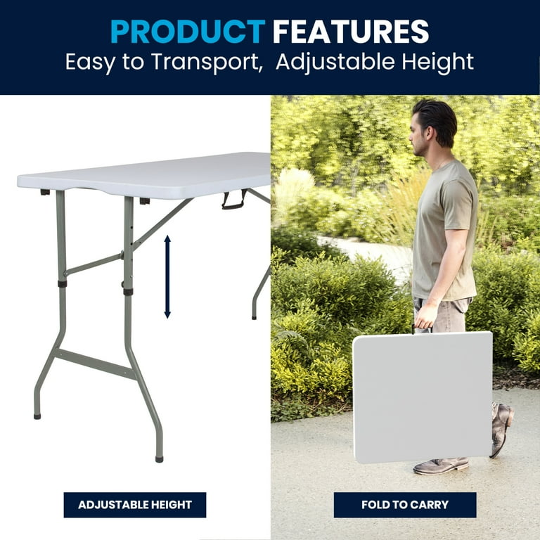 5 foot adjustable height table store