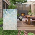 Abstract Art House Flags For Outdoor, Blue Green Watercolor Gradient ...