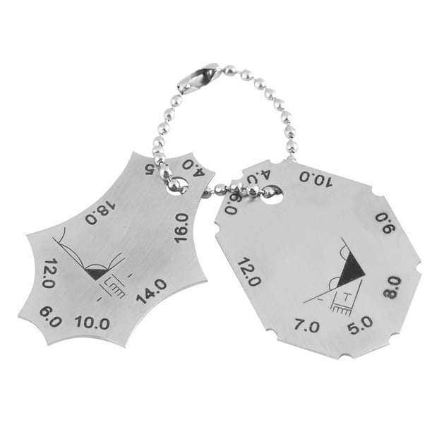 Twopiece Gage,Fillet Weld Tee Joint Welding Gauge Welding Throat Gauge ...