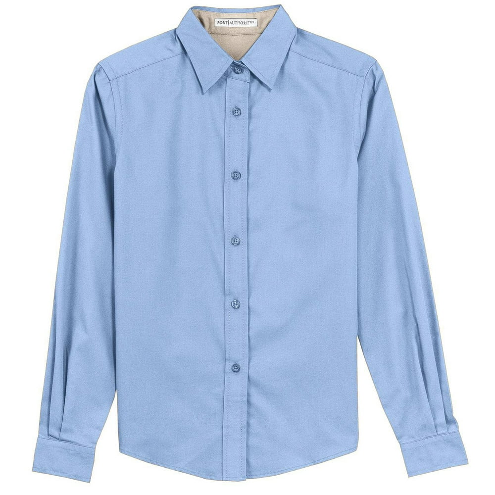 Port Authority - Port Authority L608 Ladies Long Sleeve Work Shirt ...