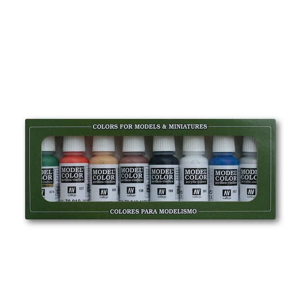 8 Model Color Set - Wargames Basics (70.103) Plastic Model Kit Paint ...