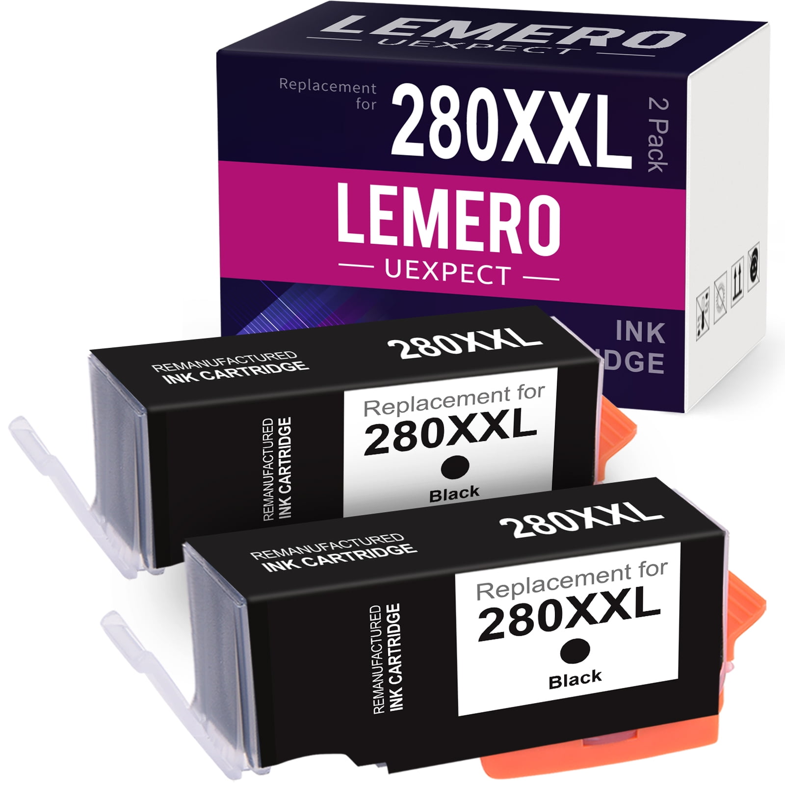 280 XL Ink Cartridge for Canon 280 XXL 280XL PGI-280XXL Black Ink for ...