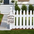 9.84"x7.87" Inspirational Metal Wall Sign, Rustic Farmhouse Metal ...