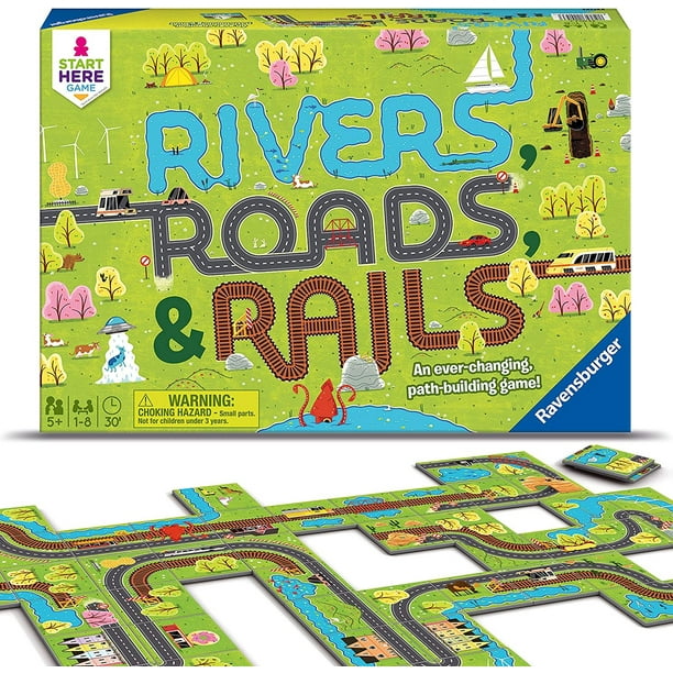 Ravensburger Rivers, Roads And Rails - Juego infantil | Bodega Aurrera ...