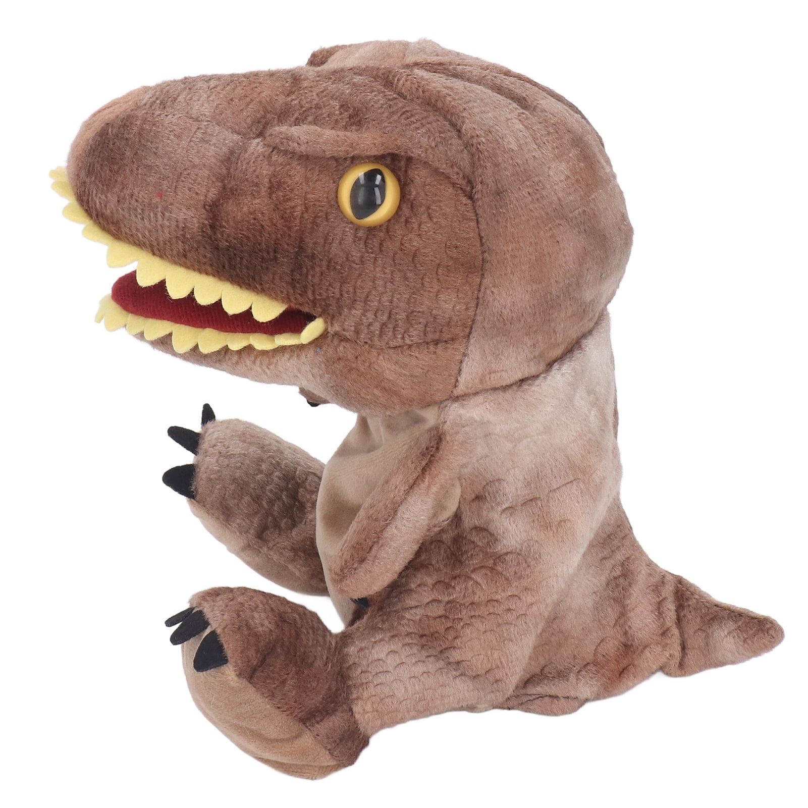 Juguete de mano de dinosaurio de peluche juguete de mano de animal de dinosaurio suave y ...